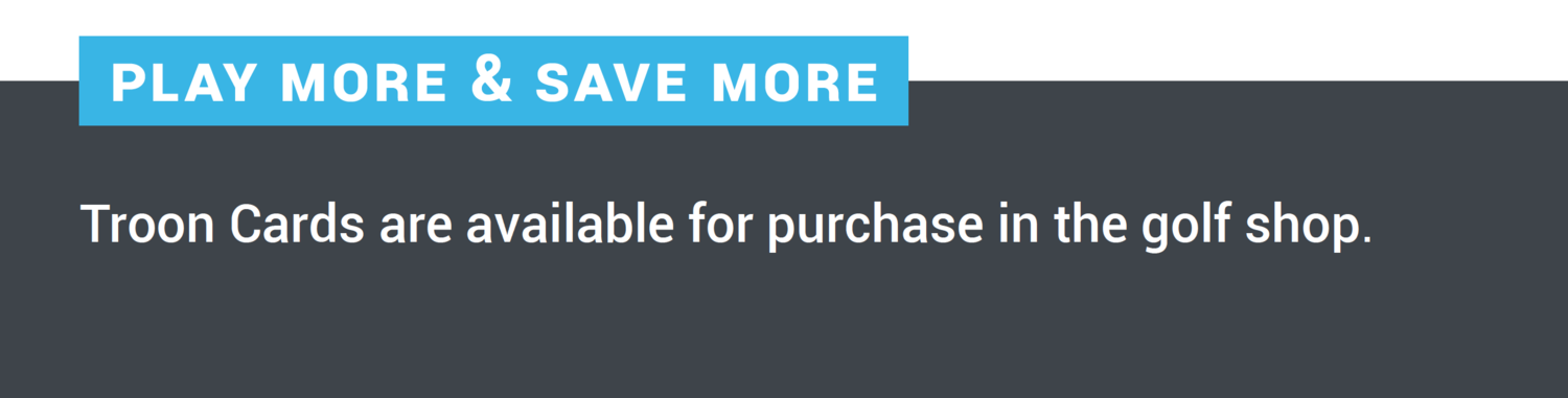 Troon Card - Johnson Park Golf Course